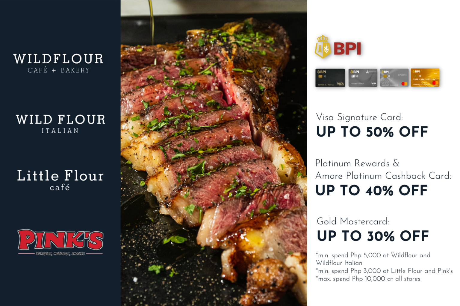 BPI Extra Special Dining Deals with Wildflour Group - Wildflour Hospitality Group