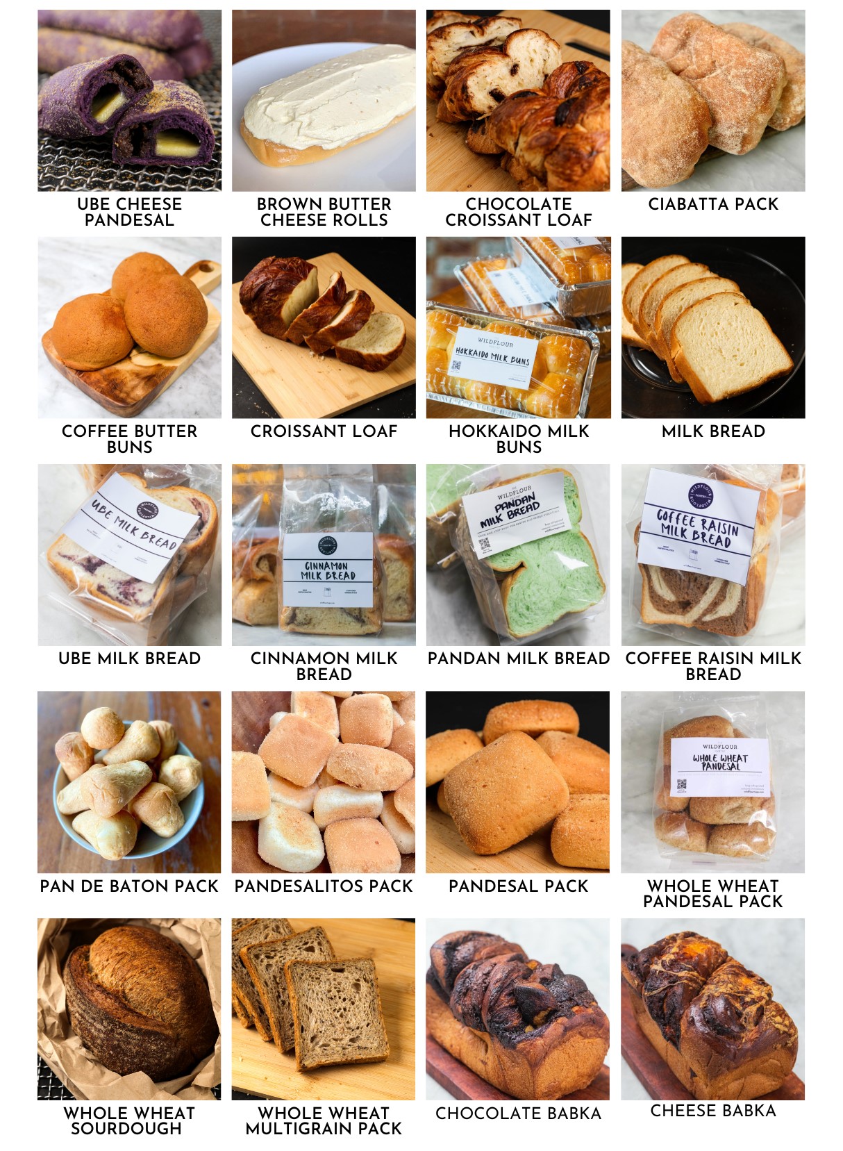 Wildflour Brands - View all Menus