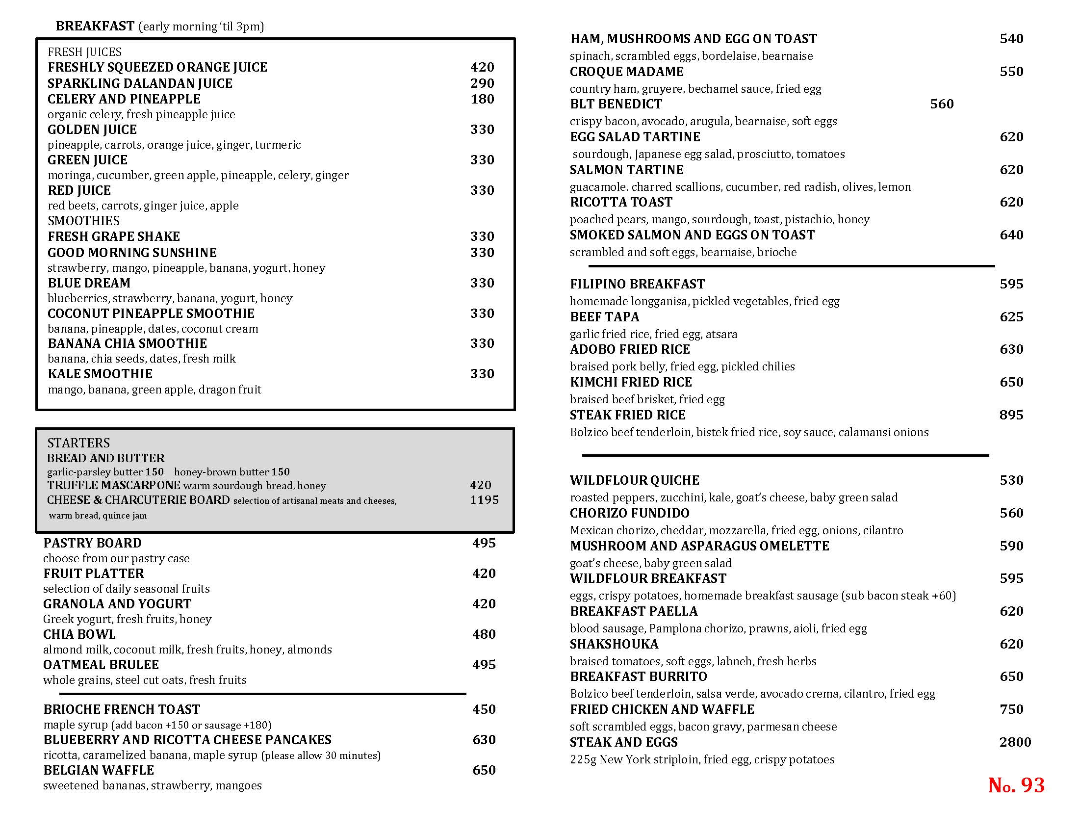 Wildflour Café + Bakery - Wildflour Restaurant